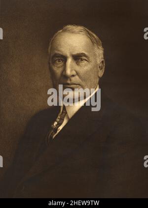 Warren G. Harding (1865-1923), memorial service in the House of ...