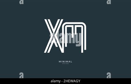 Alphabet letter icon logo XM Stock Vector Image & Art - Alamy