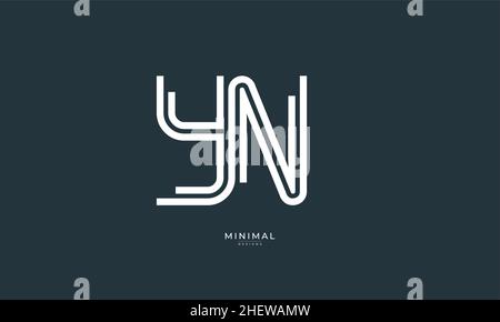 Alphabet letter icon logo YN and NY Stock Vector Image & Art - Alamy