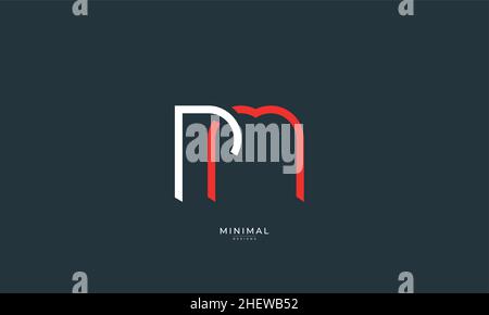Alphabet letter icon logo PM Stock Vector Image & Art - Alamy