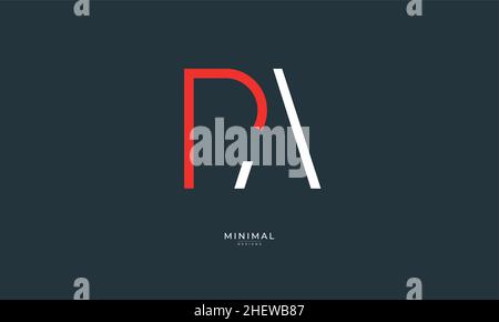 Alphabet letter icon logo PA Stock Vector Image & Art - Alamy