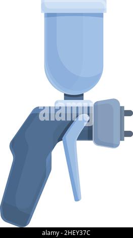 car paint sprayer cartoon vector illustration Stock Vector Image & Art ...