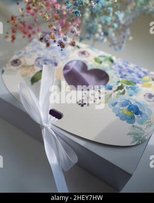 Gift packaging zero waste. Eco-friendly notebook, recycled paper ...