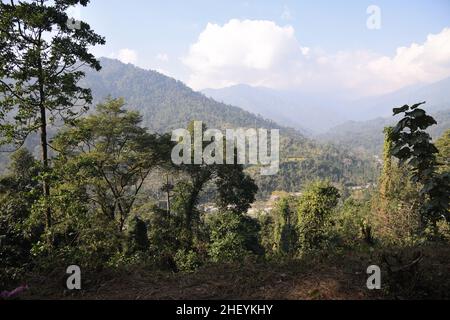 Scenic beauty of Samsing. Kalimpong, West Bengal, India Stock Photo - Alamy