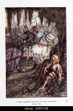 Siegfried, Germanic mythical hero, in costume for performance in Wagner ...