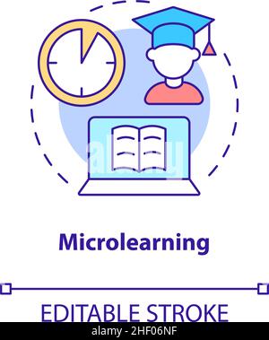 Microlearning concept icon Stock Vector Image & Art - Alamy