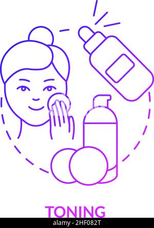Toning purple concept icon Stock Vector Image & Art - Alamy
