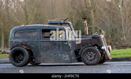 .Steampunk Hotrod - Rat Rod - on the road. Dutton chassis, pre-war ...