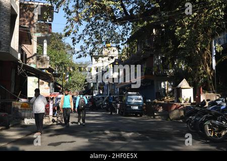 Sombaray Bazaar of Gorubathan. Rishi road, Kalimpong, West Bengal ...