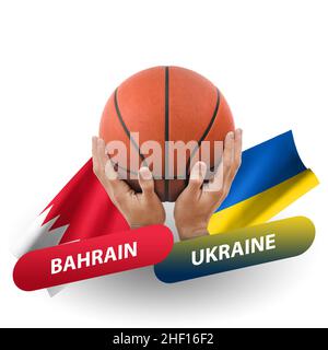 Bahrain vs Ukraine national basketball teams basket ball match ...