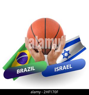 Israel vs Israel national basketball teams basket ball match ...