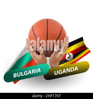 Bulgaria vs Uganda national basketball teams basket ball match ...