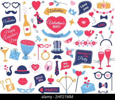 party hat mask mustache decoration neon night vector illustration Stock ...