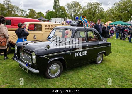 Ford Prefect 107E classic, vintage race car, racing in the St Mary’s ...