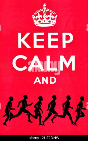 Keep Calm Concept Stock Photo - Alamy