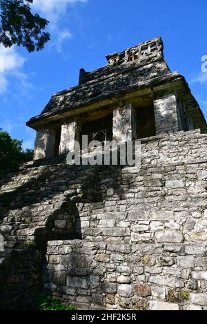 Temple of the Sun, (El Templo del Sol) Palenque Archaeological site ...