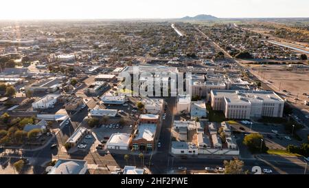 aerial view above Yuma Arizona Stock Photo - Alamy