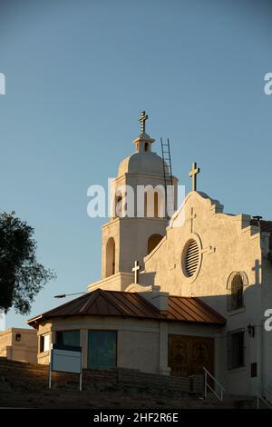 Sunset view of historic downtown Yuma, Arizona, USA Stock Photo - Alamy