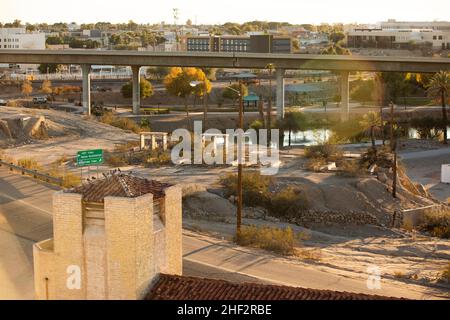 aerial view above Yuma Arizona Stock Photo - Alamy