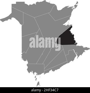 vector administrative map of the county Kent, England Stock Vector ...