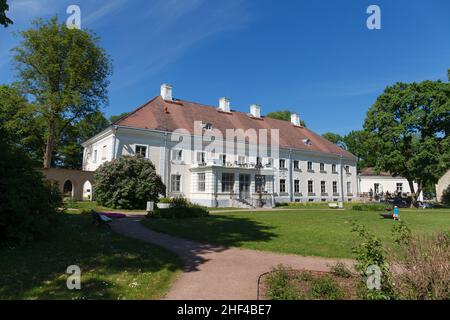 Annia (Anija) manor in Estonia. Summer time Stock Photo - Alamy