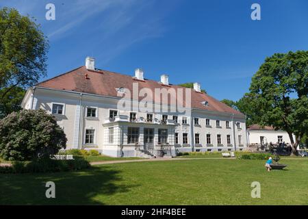 Annia (Anija) manor in Estonia. Summer time Stock Photo - Alamy