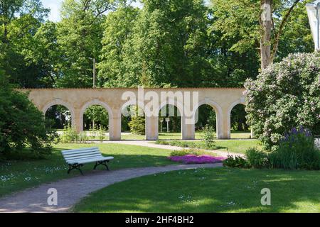 Annia (Anija) manor in Estonia. Summer time Stock Photo - Alamy