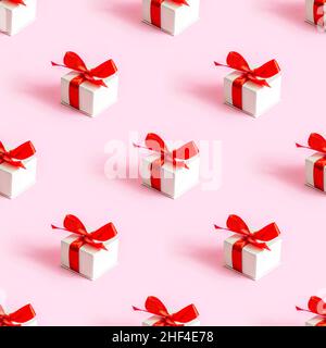 Happy Valentines day. Festive seamless pattern. Lovely pastry design ...