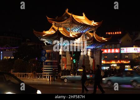 Street life in Kunming city, Yunnan province (China Stock Photo - Alamy