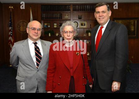 Secretary Mel Martinez with Jeane Kirkpatrick. Secretary Mel Martinez ...