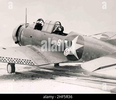 SBD-2 VMSB-241 Midway June 1942 Stock Photo - Alamy