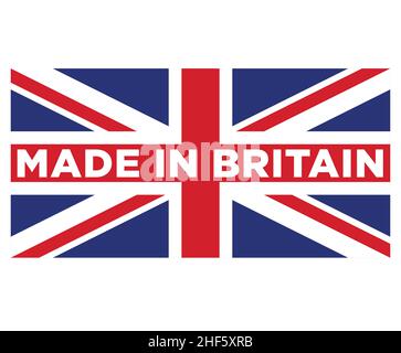 simple stylized made in britain UK united kingdom logo icon emblem ...
