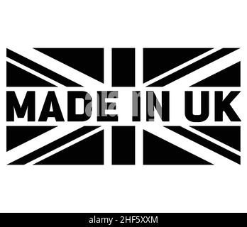 simple stylized made in britain UK united kingdom logo icon emblem ...