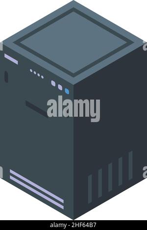 Broken refrigerator icon isometric vector. Repair appliance. Home ...