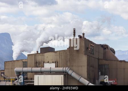The Acroni steel plant in Jesenice, Slovenia, 16.10.2021 Stock Photo ...