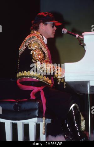 DETROIT - JULY 17: English singer, songwriter, pianist and composer ...