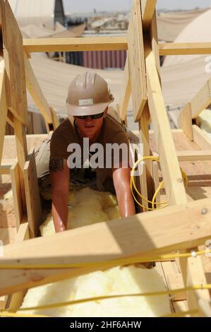Seabees Build SWA-Hut Stock Photo - Alamy