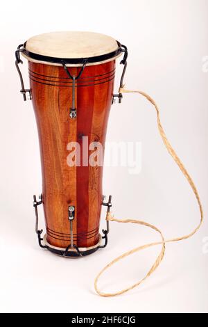 Bata. Cuban traditional double headed drum. Que linda Stock Photo - Alamy