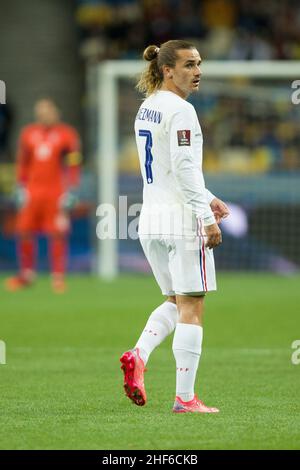 Antoine Griezmann of France in action during the Uefa Nations League ...