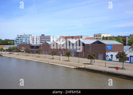 Morgenstern Museum on the Geeste, Bremerhaven, Bremen, Germany, Europe ...