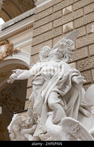 Ukraine. 21st May, 2021. In this photo illustration, Anheuser-Busch ...