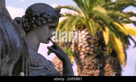 Achilleion, residence of Empress Sissi, built in 1889, architecture ...