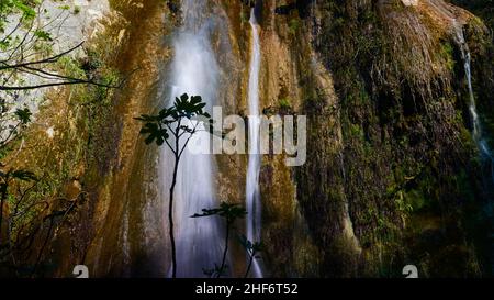 Nymfes waterfall in Corfu Greece Stock Photo - Alamy