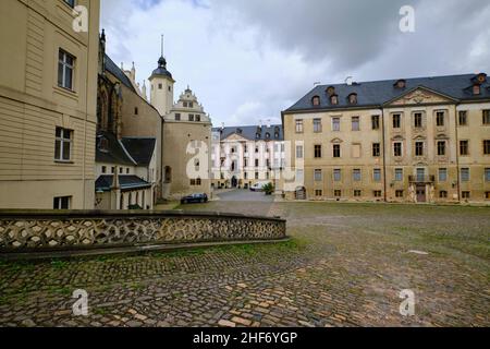 Altenburger Residenzschloss in the Skatstadt Altenburg, Thuringia ...