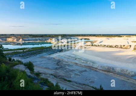 Faxe, Faxe Kalkbrud (limestone quarry), observation platform in Faxe ...
