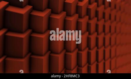 Background with colorful rotating vertical rectangular blocks, loop ...