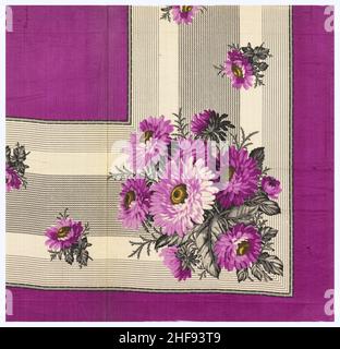 Scarf Sample (France), mid-19th century Stock Photo - Alamy