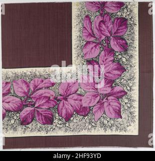 Scarf Sample (France), mid-19th century Stock Photo - Alamy