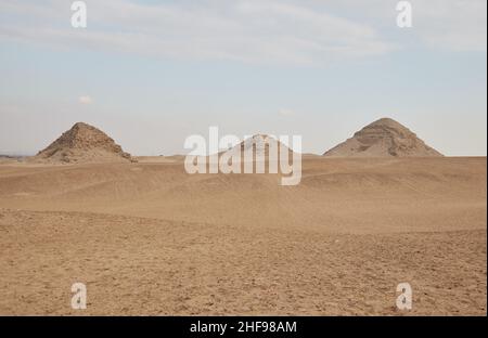 The 5th Dynasty Pyramid Complex of Abu Sir, Egypt Stock Photo - Alamy