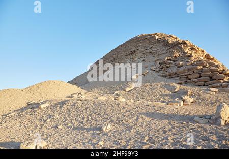 The 5th Dynasty Pyramid of Neferirkare at Abu Sir, Egypt Stock Photo ...